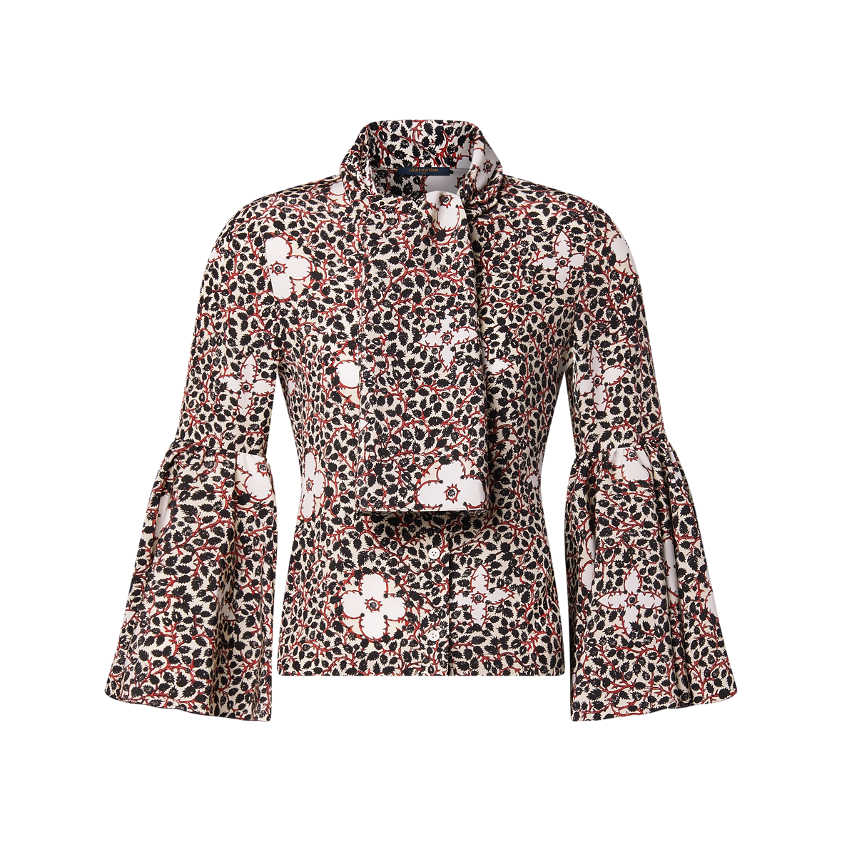 Botanical Print Fluid Blouse - Ready-to-Wear | LOUIS VUITTON
