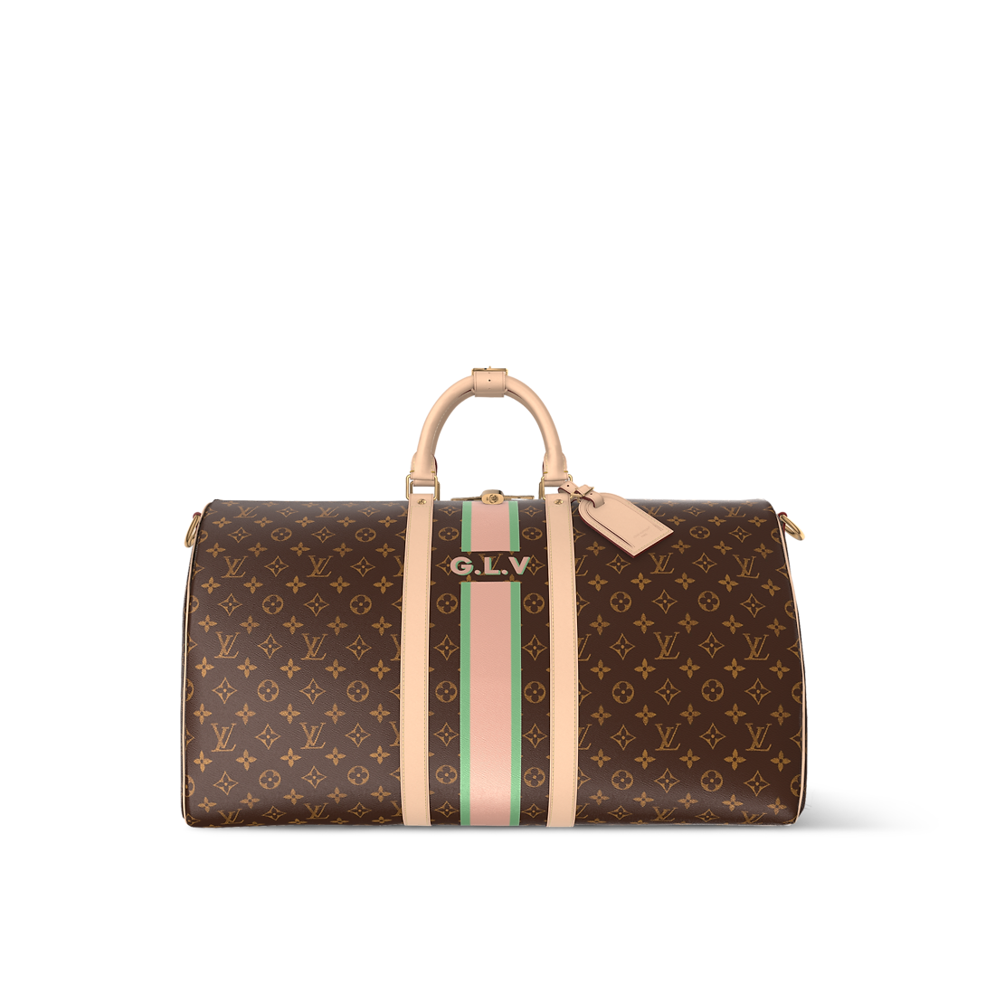 Keepall Bandoulière 55 Mon Monogram Monogram Canvas - Personalisation ...