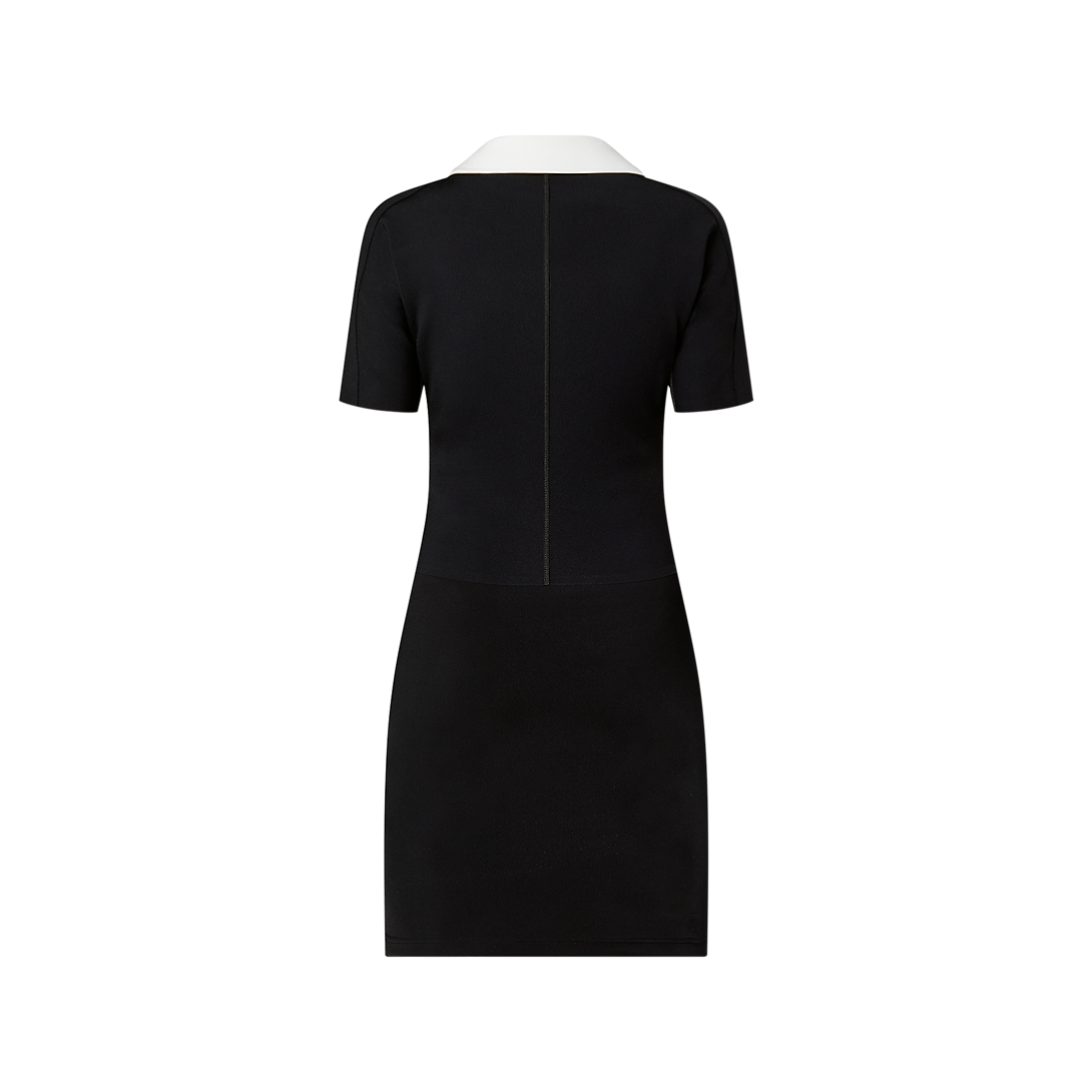 Technical Jersey Peter Pan Collar Dress - Ready-to-Wear | LOUIS VUITTON